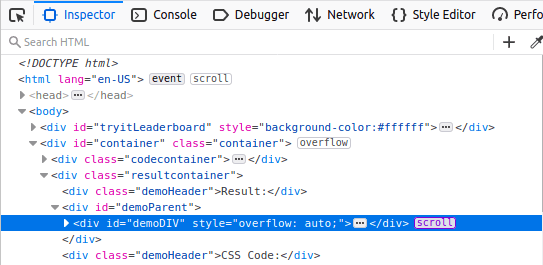 Debug Scrollable Overflow Firefox Source Docs Documentation